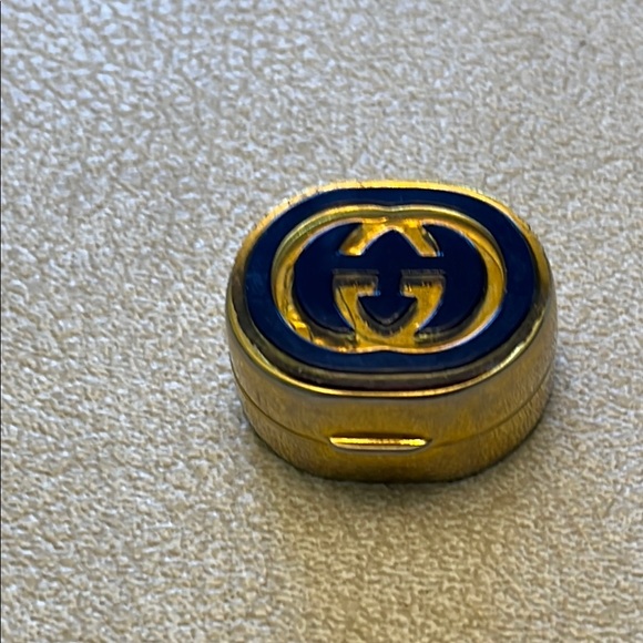 Gucci | Accessories | Gucci Gold And Black Compactpillbox | Poshmark